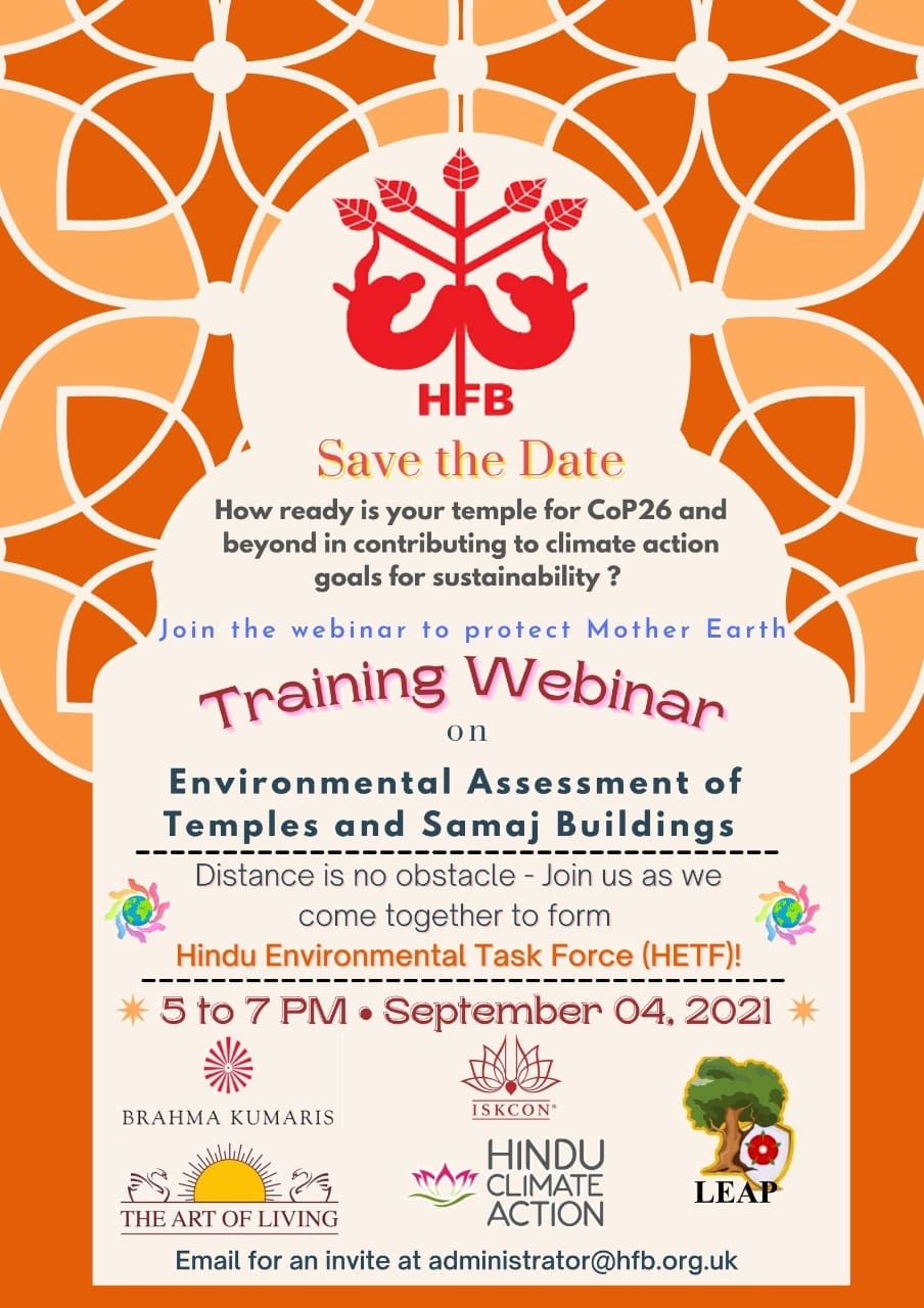 Training on Environmental Management for Temples and Samaj Buildings ...